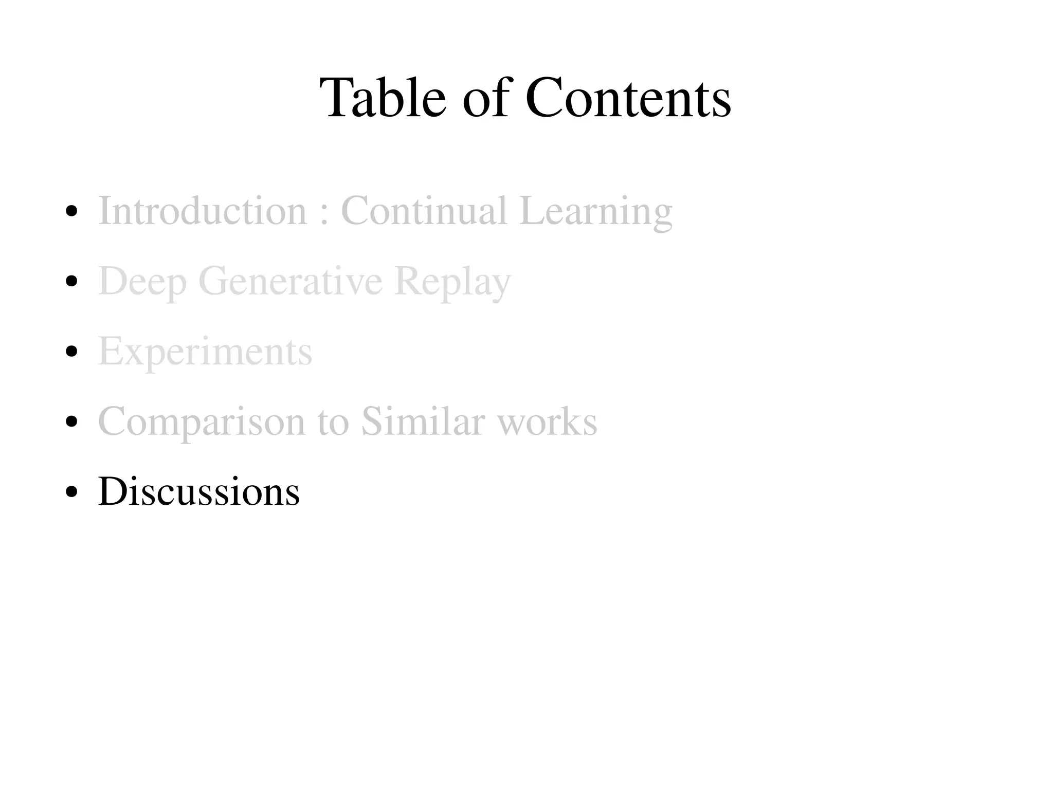 [Paper Review] Continual learning with deep generative replay | PPT