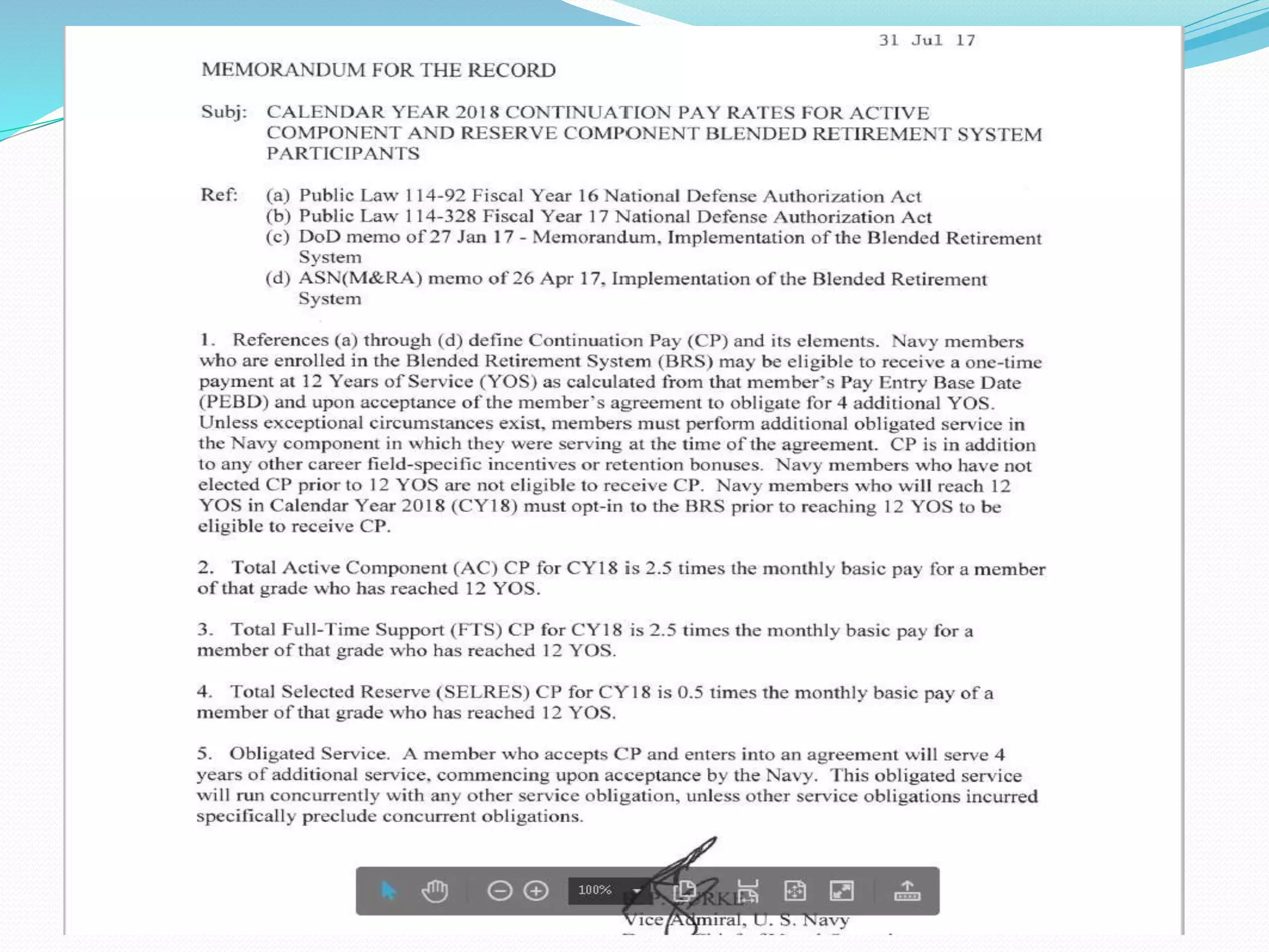 Continuation Pay (CP) for BRS | PPTX | Business | Business and Finance