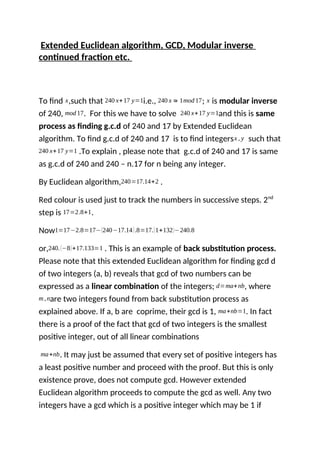 continued fractions, over decimal system and ancient Indian Mathematics | PDF