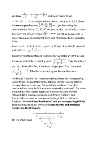 continued fractions, over decimal system and ancient Indian Mathematics ...