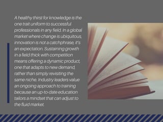 Why Continued Learning Is So Important | PPT