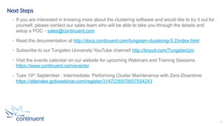 Training Slides: Advanced 301: Multi-Site/Multi-Master Tungsten ...