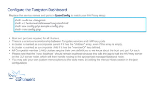 Webinar Slides: New Tungsten Dashboard - Overview, Installation and Architecture | PDF