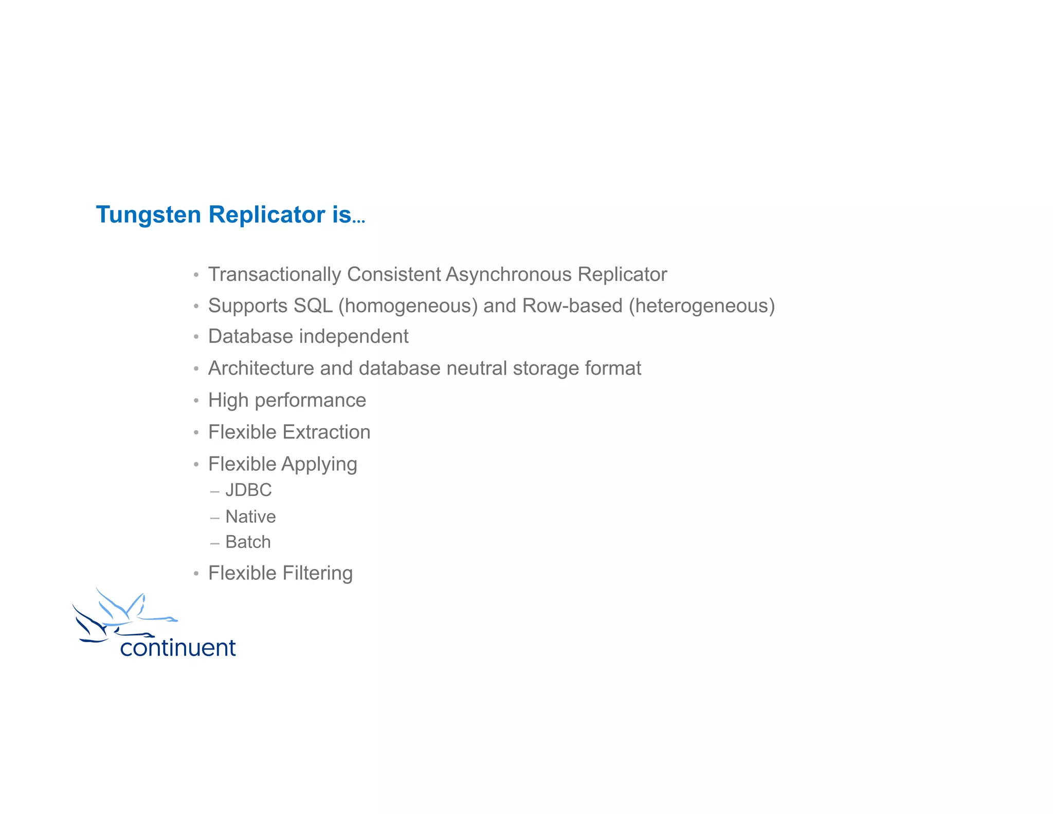 Training Slides: Basics 101: Introduction to Tungsten Replicator | PDF