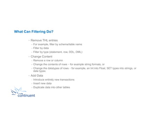 Training Slides: Basics 101: Introduction to Tungsten Replicator | PDF