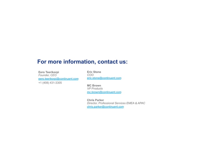 Training Slides: Basics 104: Simple Tungsten Clustering Deployments | PPT