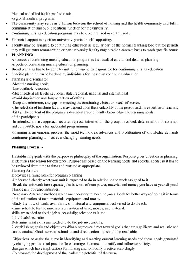 continue nursing education unit 1st.docx