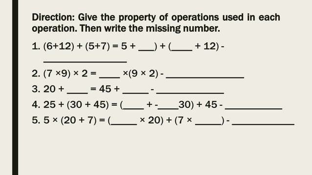 continue of properties of operations.pptx
