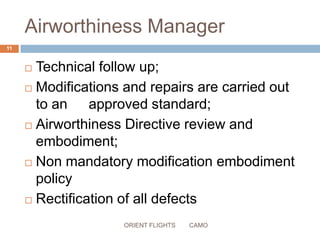 Continuing airworthiness management organisation | PPTX