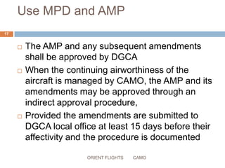 Continuing airworthiness management organisation | PPTX