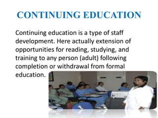 Continuing education in nursing | PPTX