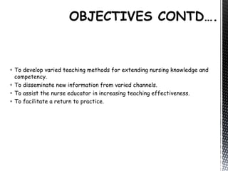 Continuing education planning | PPTX