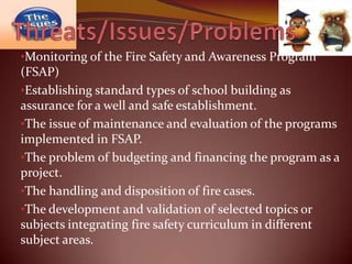 Continuing fire safety and awareness program (fsap) real presentation | PPT