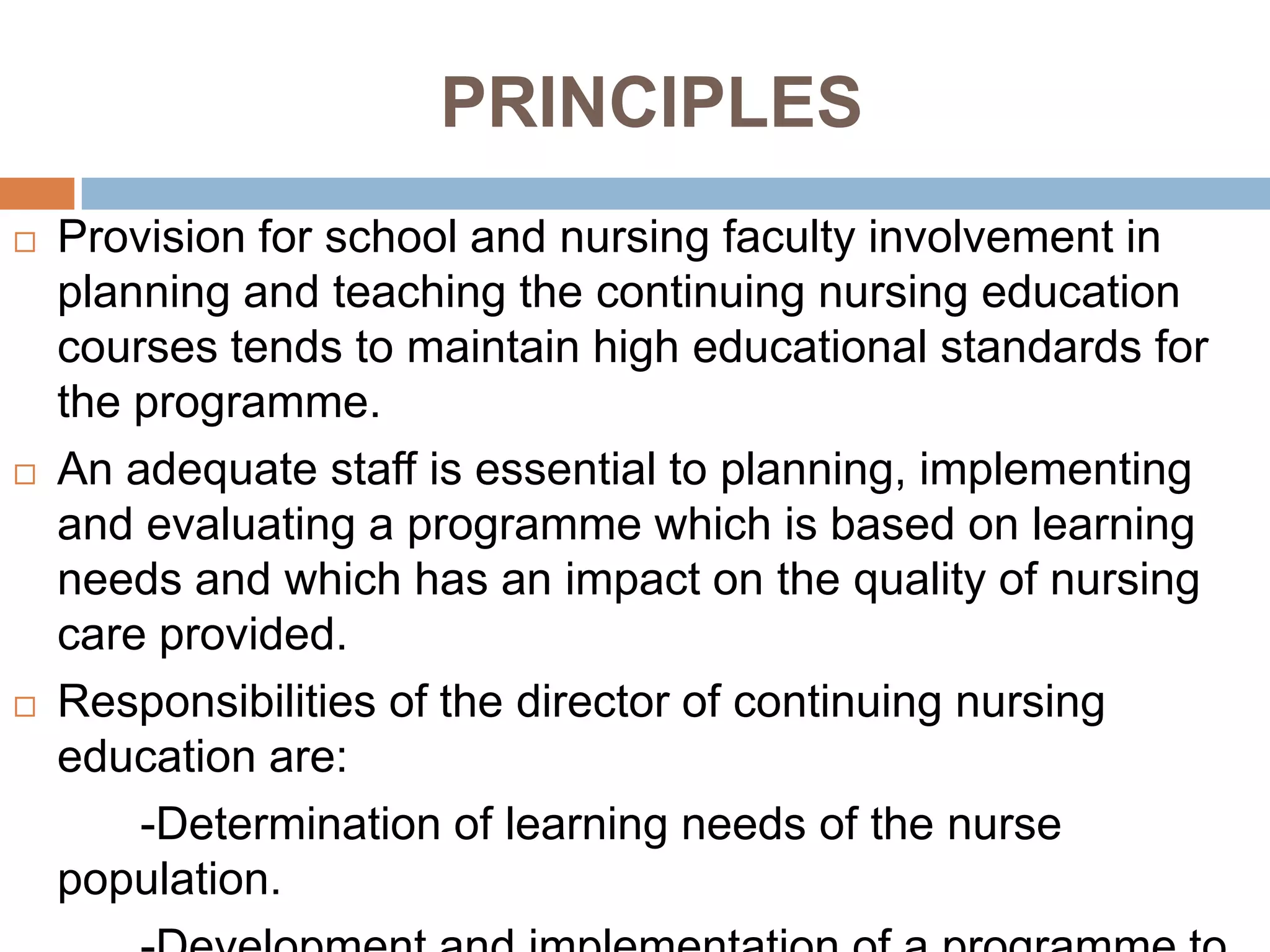 Continuing Nursing Education | PPTX