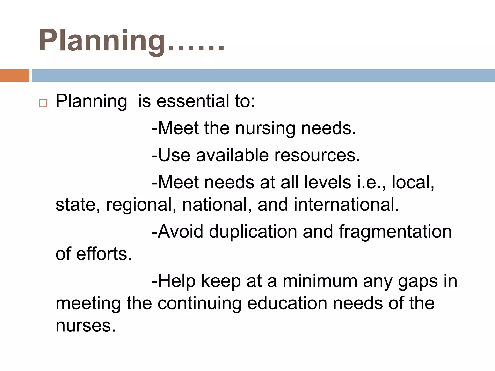 Continuing Nursing Education | PPTX