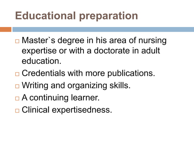 Continuing Nursing Education | PPTX