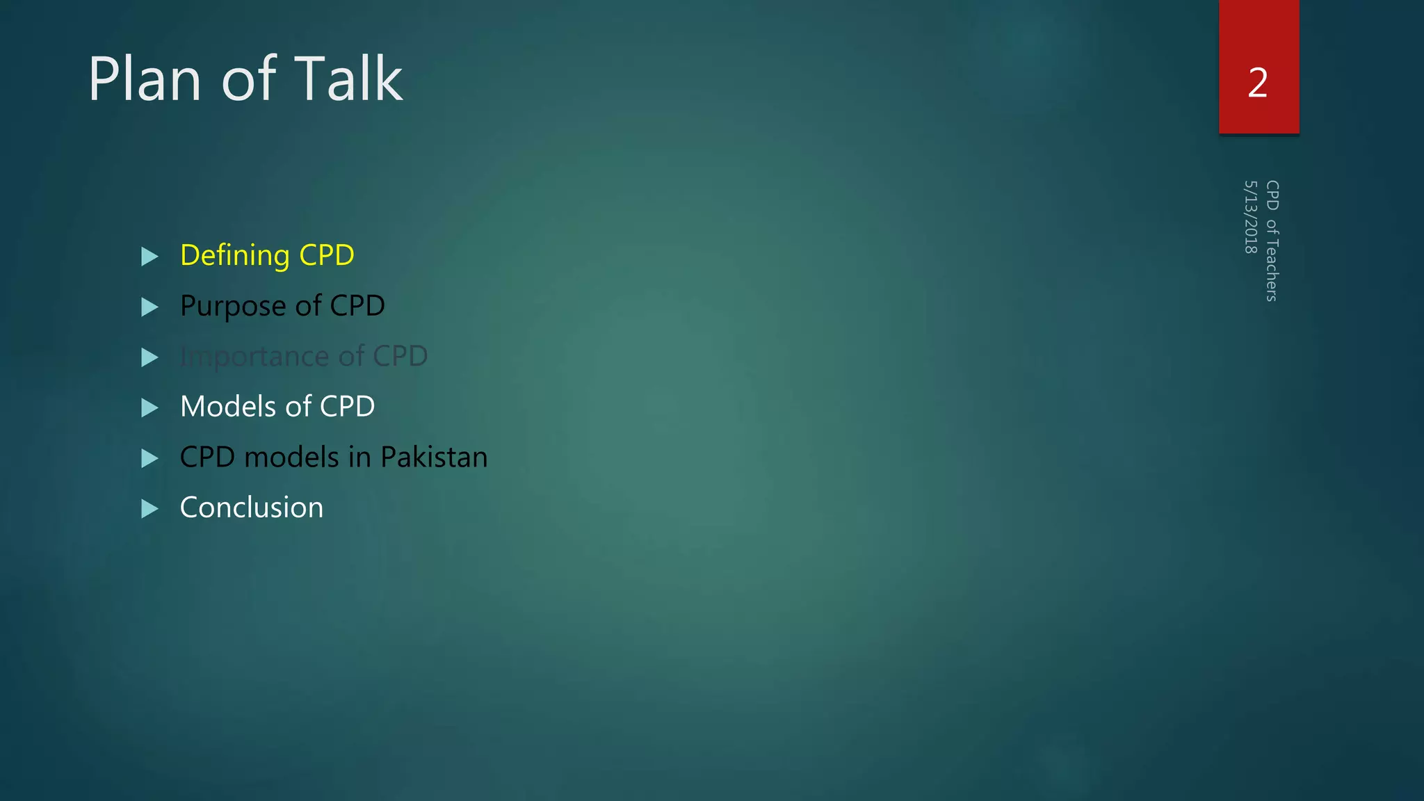 Continuing professional development (cpd) | PPTX