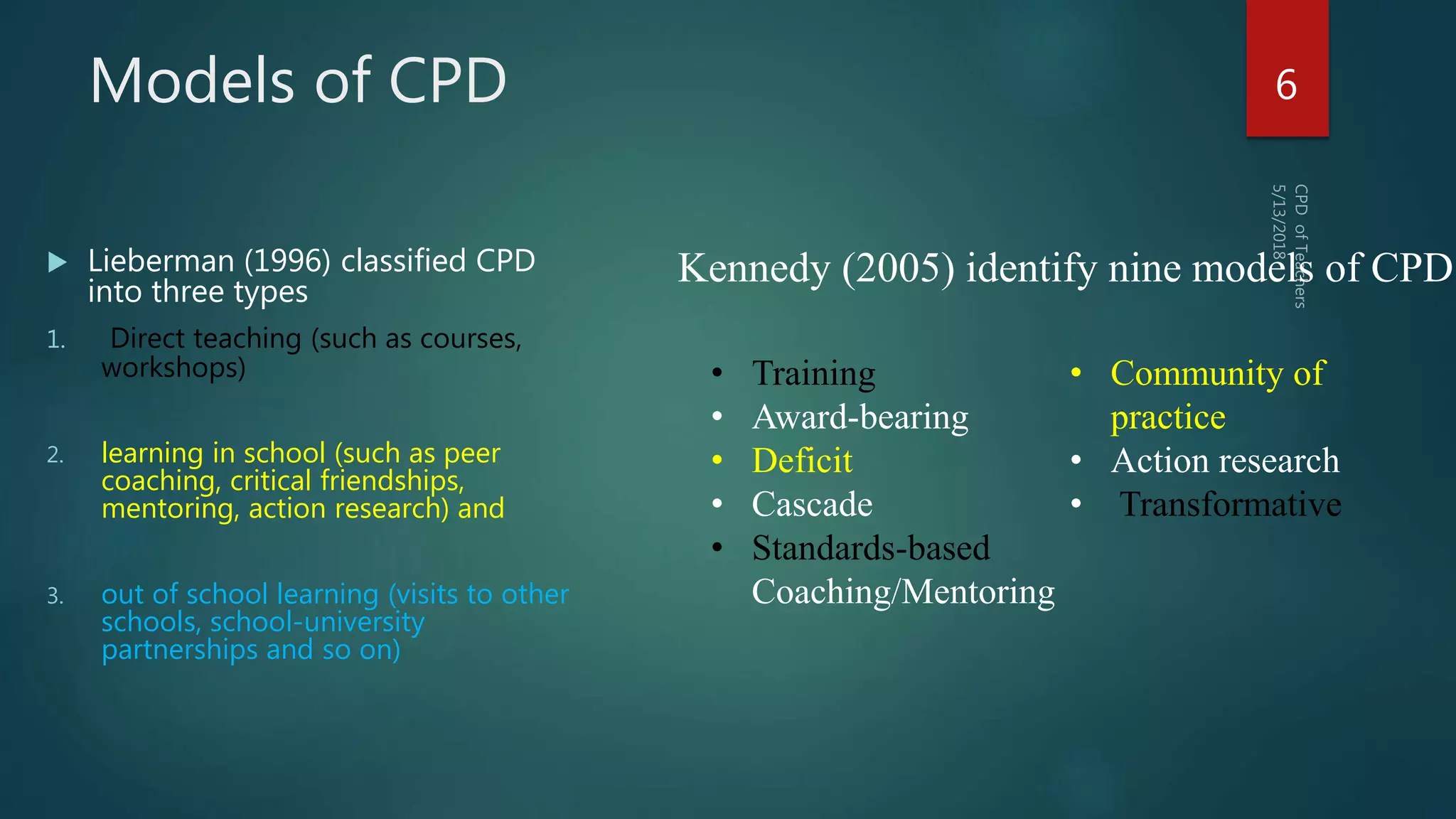 Continuing professional development (cpd) | PPTX
