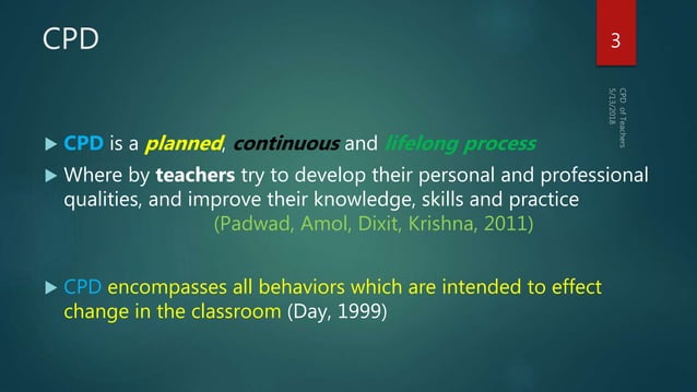 Continuing professional development (cpd) | PPTX