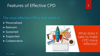 Continuing professional development (cpd) | PPTX