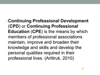 _Continuing-Professional-Development | PPTX