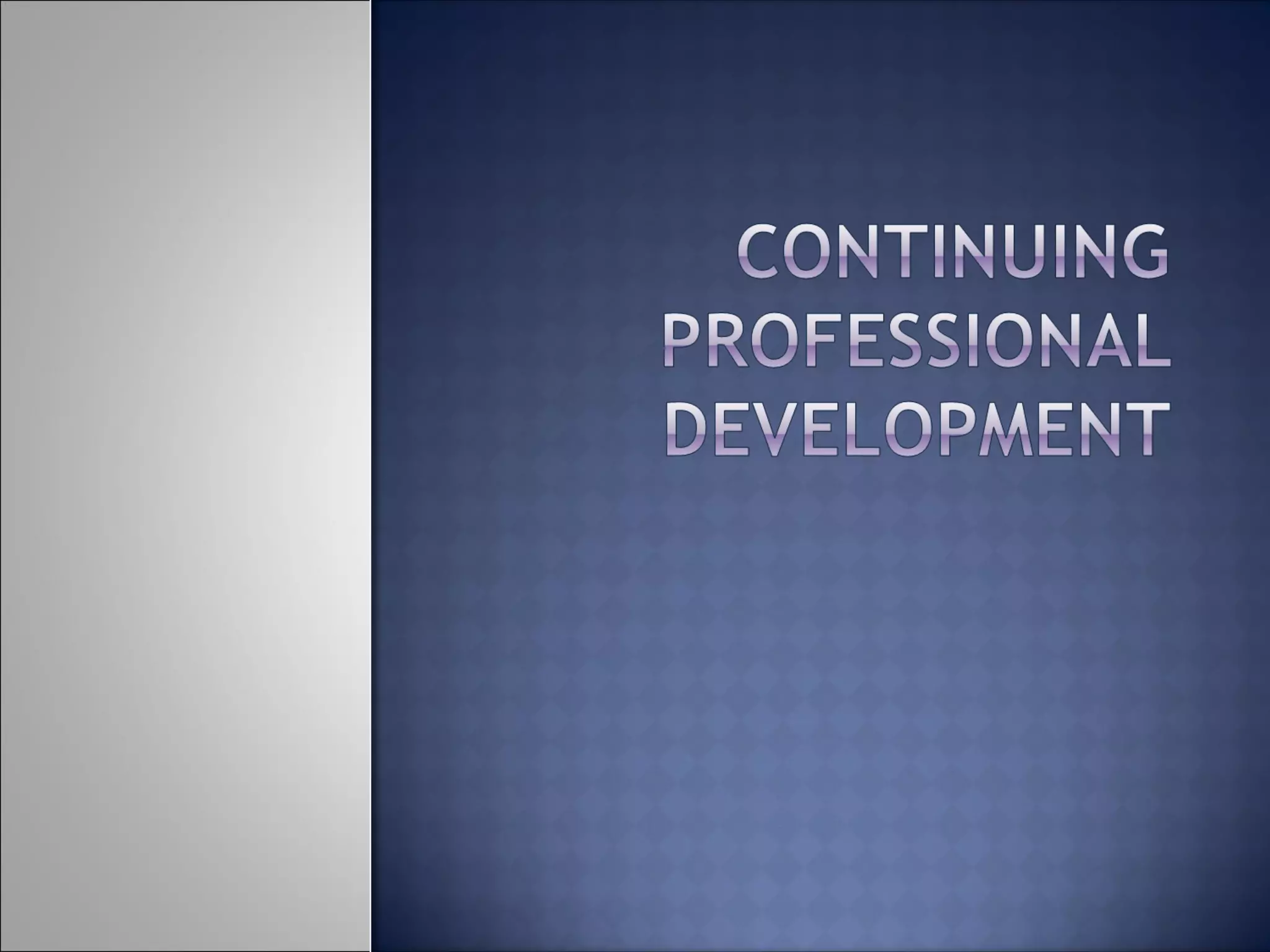 Continuing Professional Education for Texas teachers | PPT