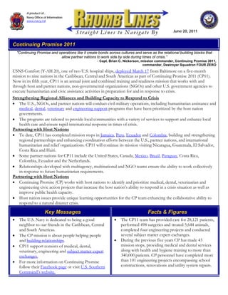 Continuing promise 2011 | PDF