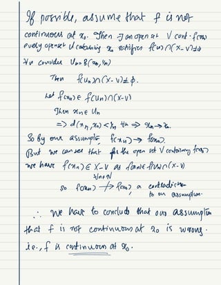 Continuity- solved problems set 1 | PDF