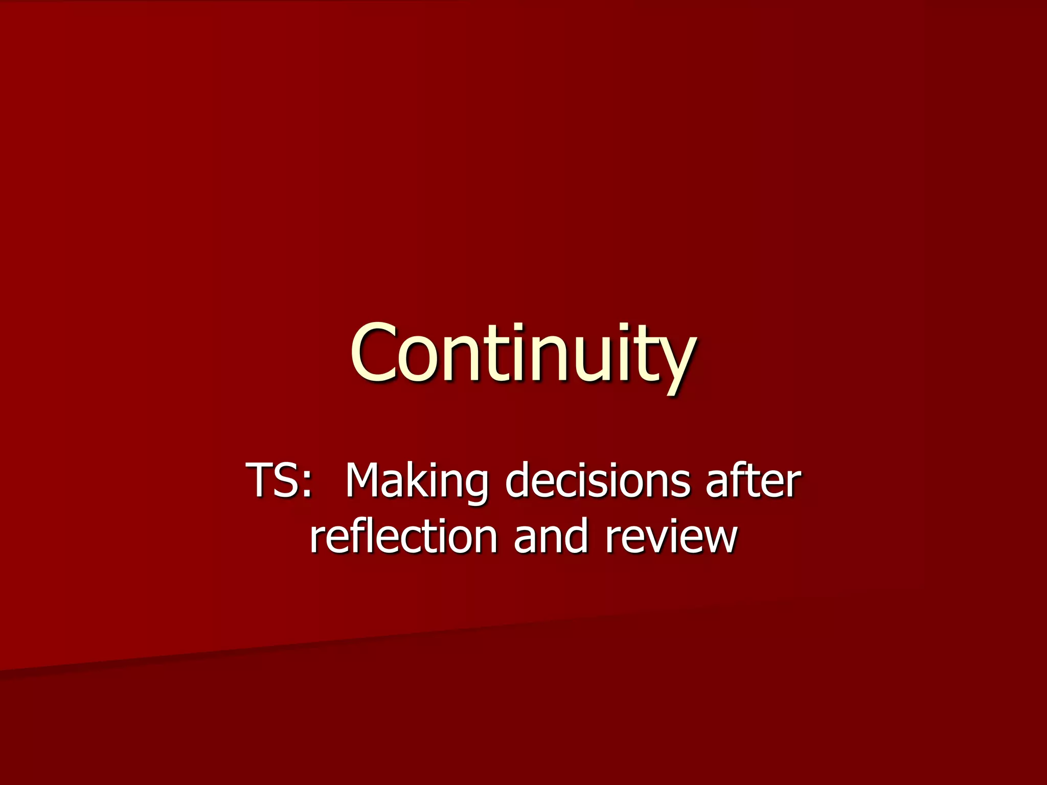 Continuity.ppt