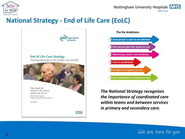 Nottingham University Hospitals- End of life care improvement ...