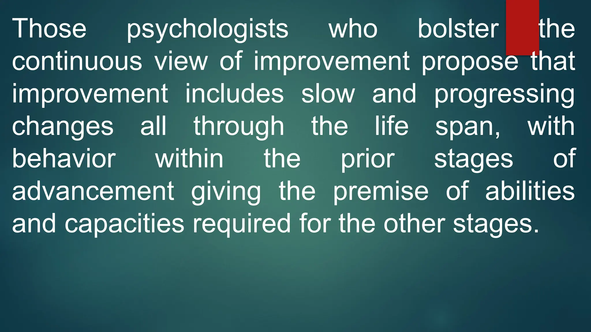 CONTINUITY-VS.-DISCONTINUITY. IN DEVELOPMENTAL PSYCHOLOGYpptx | PPTX
