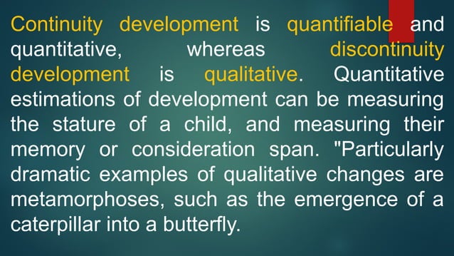 CONTINUITY-VS.-DISCONTINUITY. IN DEVELOPMENTAL PSYCHOLOGYpptx | PPTX ...