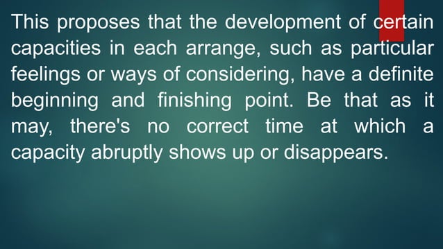 CONTINUITY-VS.-DISCONTINUITY. IN DEVELOPMENTAL PSYCHOLOGYpptx | PPTX ...