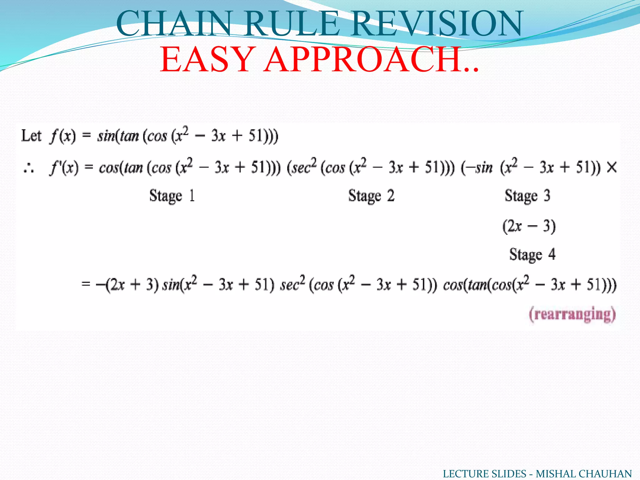 CONTINUITY & DIFFERENTIABILITY CLASS XII MODULE 1 | PDF