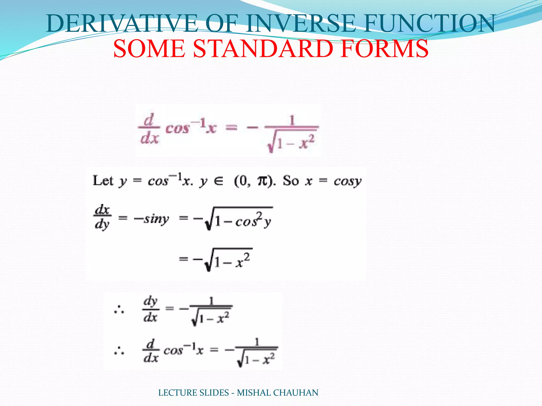CONTINUITY & DIFFERENTIABILITY CLASS XII MODULE 1 | PDF