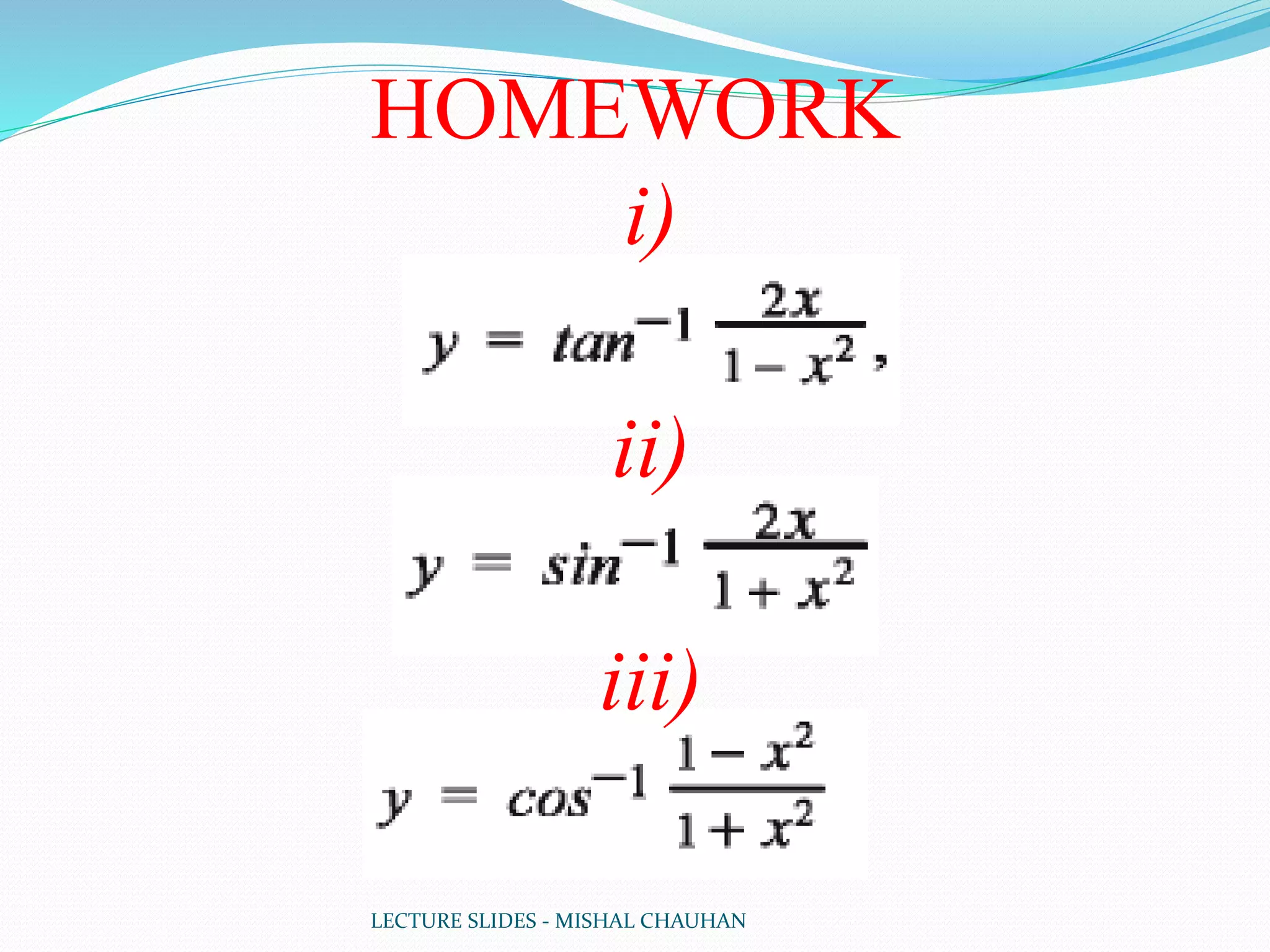 CONTINUITY & DIFFERENTIABILITY CLASS XII MODULE 1 | PDF
