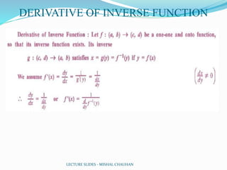 CONTINUITY & DIFFERENTIABILITY CLASS XII MODULE 1 | PDF