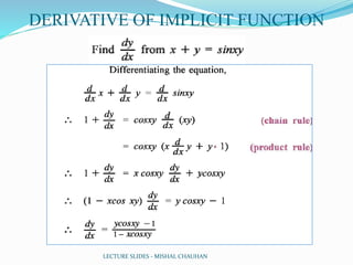 CONTINUITY & DIFFERENTIABILITY CLASS XII MODULE 2 | PDF