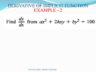 CONTINUITY & DIFFERENTIABILITY CLASS XII MODULE 2 | PDF