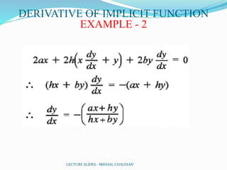 CONTINUITY & DIFFERENTIABILITY CLASS XII MODULE 2 | PDF