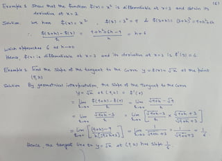Continuity and differentiation | PPT