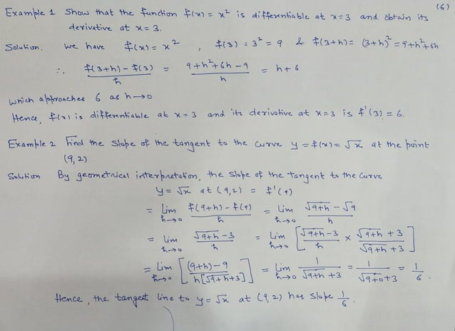 Continuity and differentiation | PPT