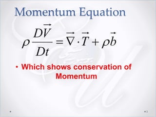 Continuity and momentum in polar plane | PPTX