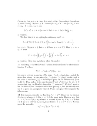 Continuity and Uniform Continuity | PDF