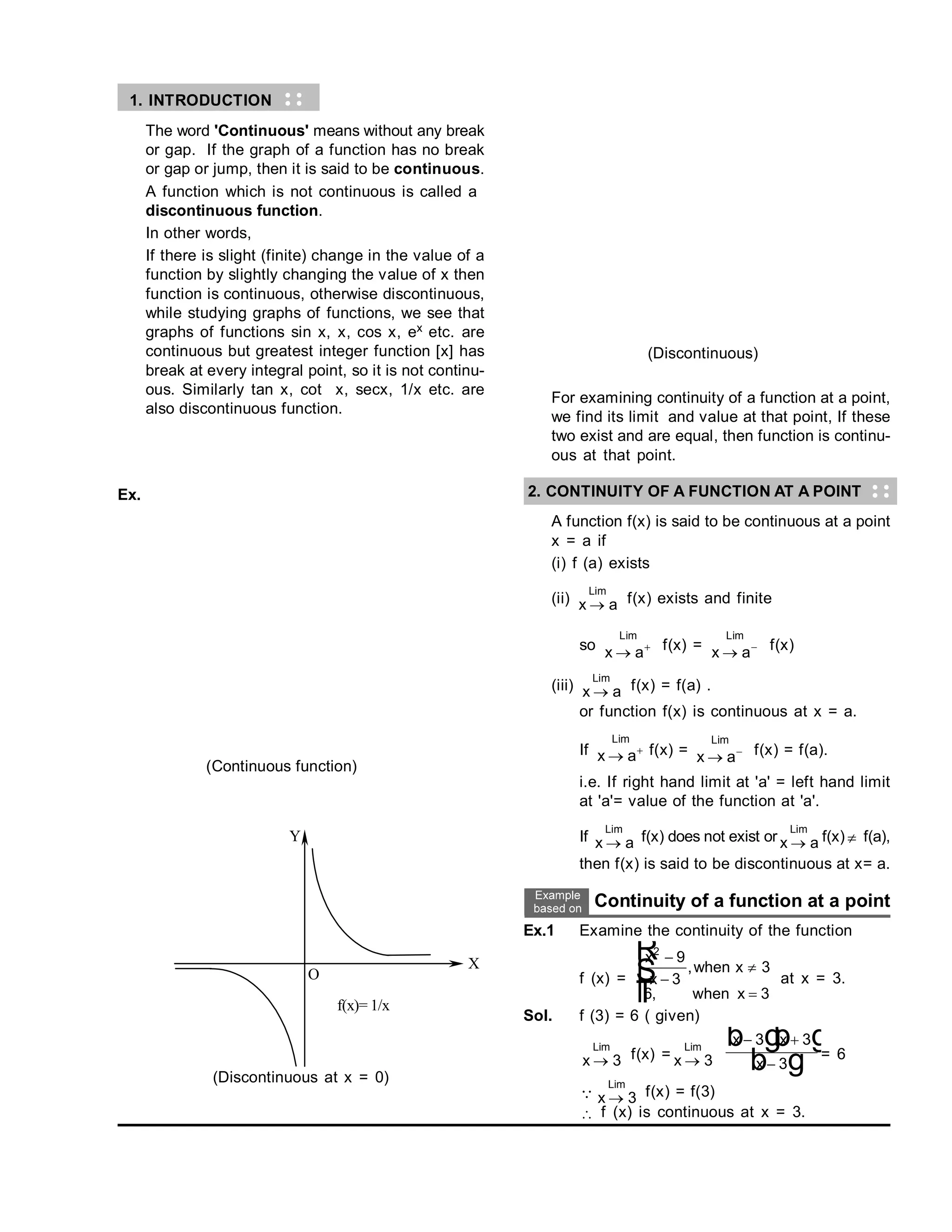 Continuity & Differentibilitytheory & solved & exercise. Module-4 pdf | PDF Continuity & Differentibilitytheory & solved & exercise. Module-4 pdf | PDF