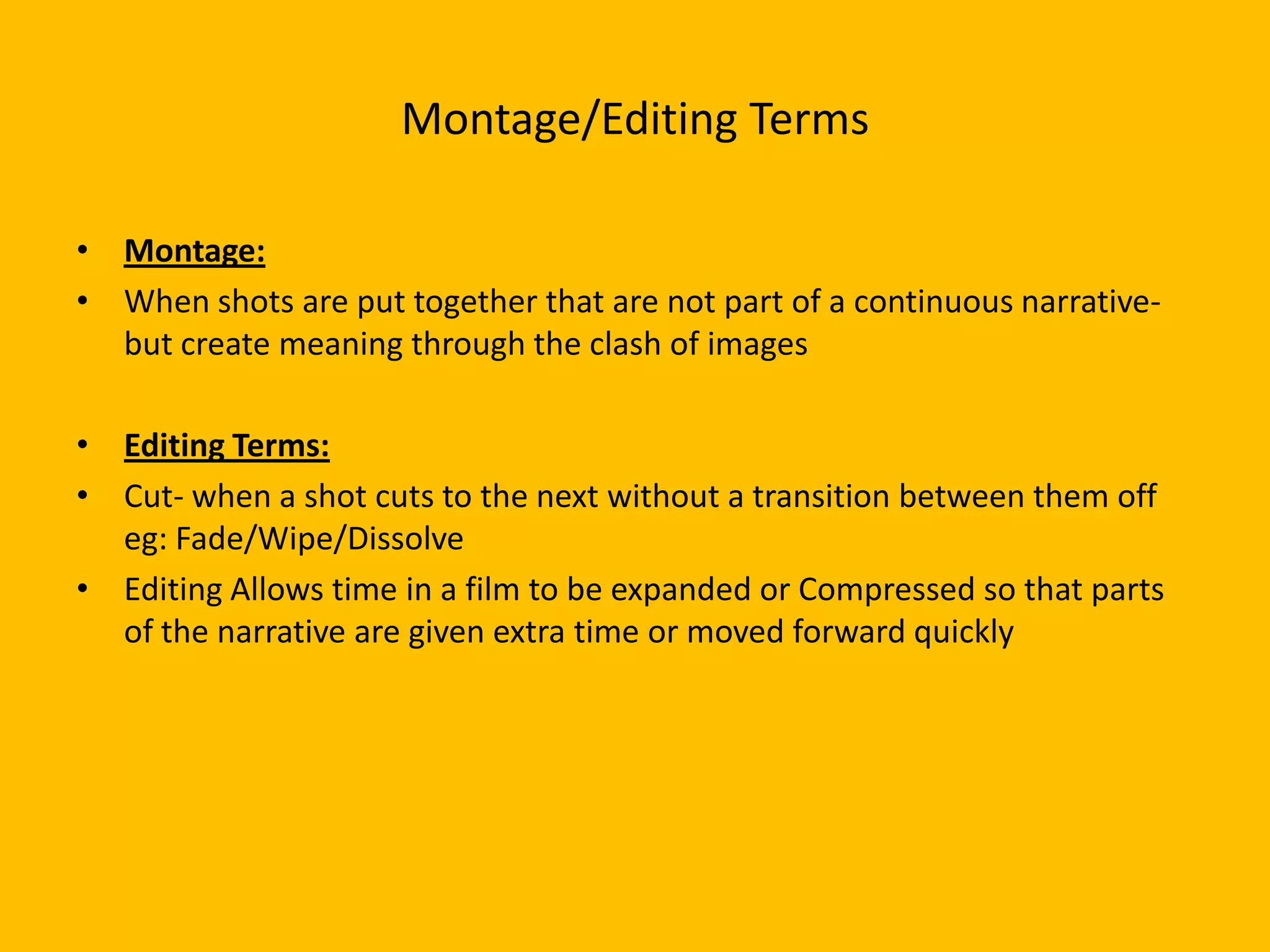 Continuity editing | PPTX