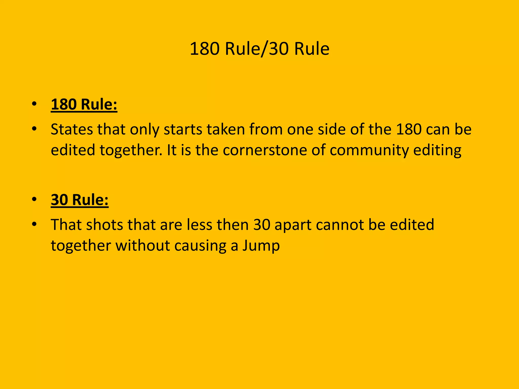 Continuity editing | PPTX