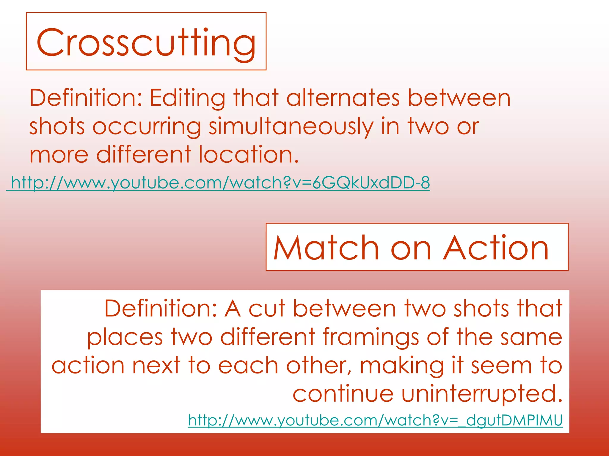 Continuity editing | PPT