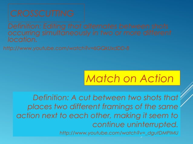 Continuity editing | PPT