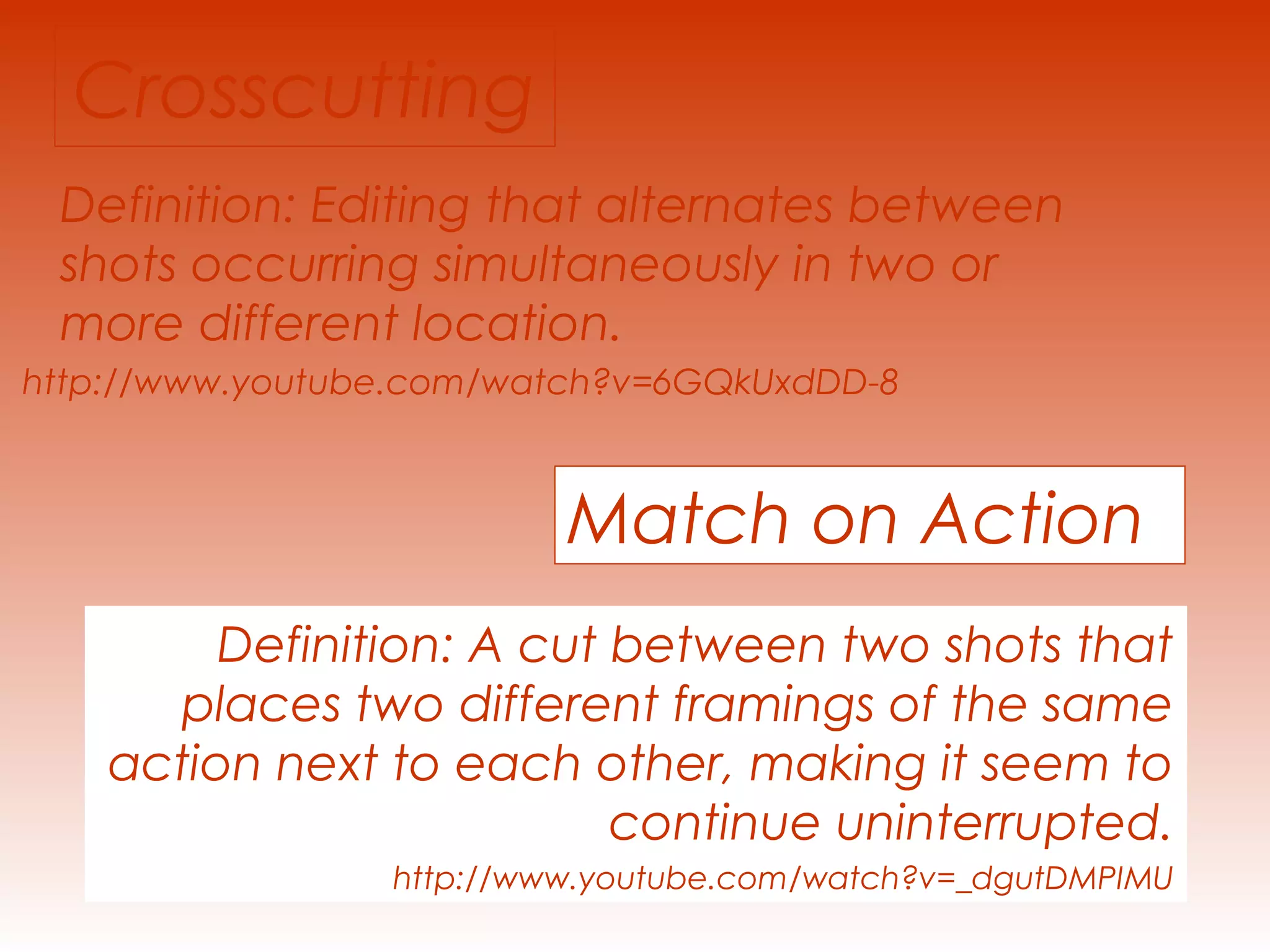 Continuity editing | PPT